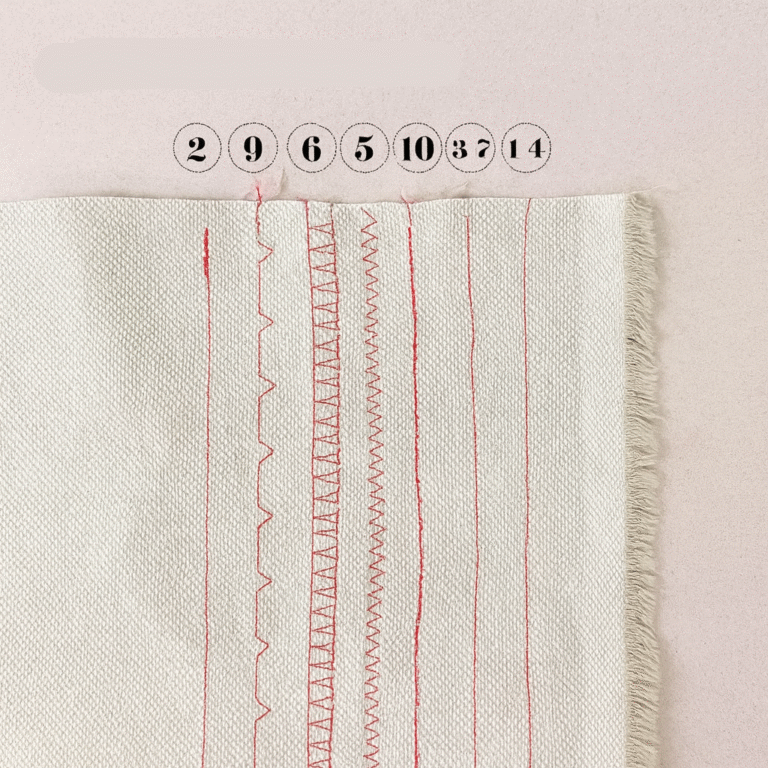les points de couture sur votre machine a coudre - couture et mercerie